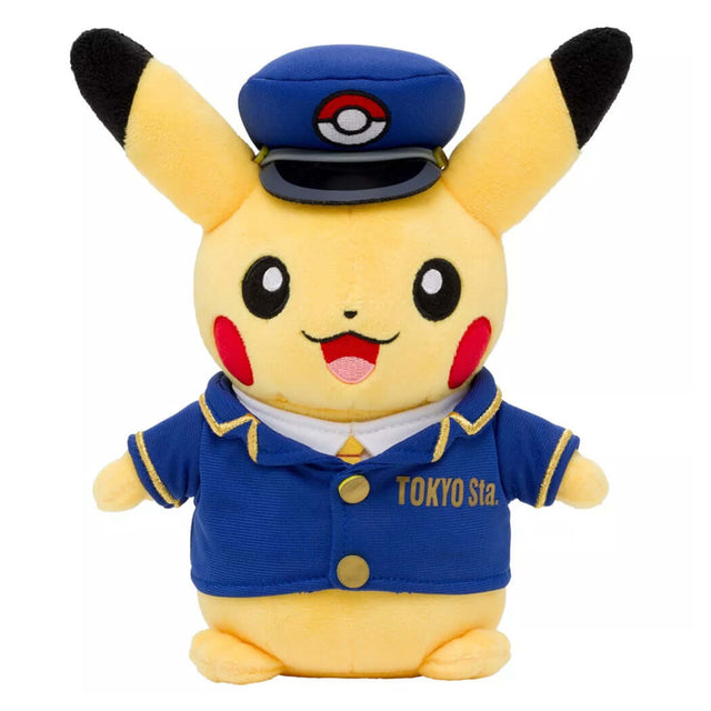Pokémon Pikachu Conductor Plush (Tokyo Station Exclusive)
